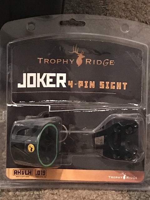 Trophy Ridge 4-Pin .019 Joker Sight (Left/Right), Black for sale online ...