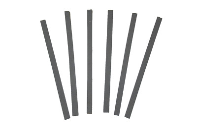 6 Flex files contact burnishing fine polish .025 thick points file 320 ...