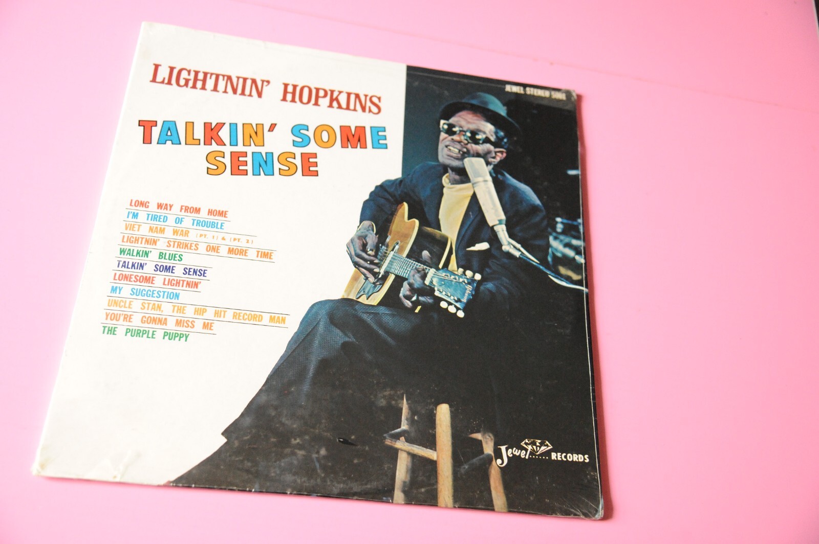 Lightnin Hopkins LP Talkin' Some Sense Orig US 1968 Sealed That Blues ...