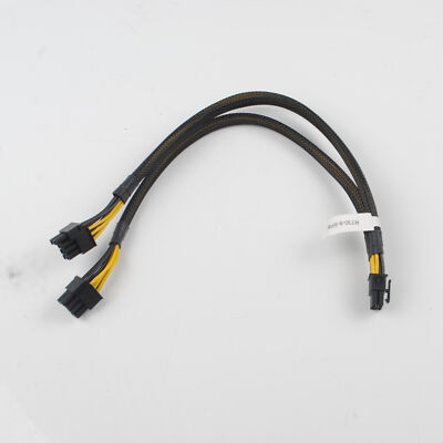 8pin to Dual 8pin(6+2) PCI-E GPU Video Card Power Cable For DELL R720 ...