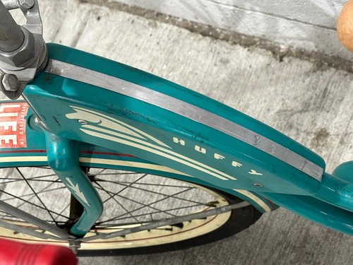 20” Vintage 1954 HUFFY Model 67 Super Deluxe CONVERTIBLE Girls’ Bike ...