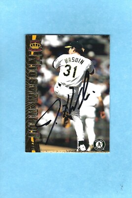 1997 Pacific John Wasdin Auto On Card Signed Autographed | eBay