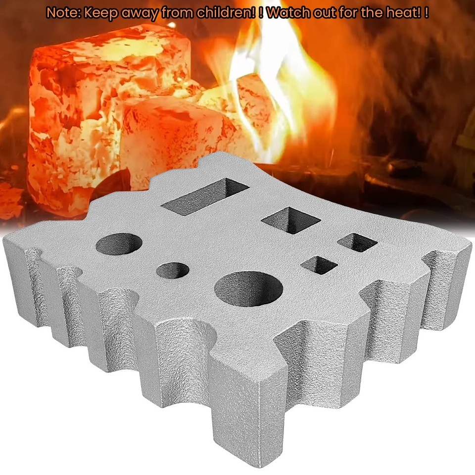 66lb Blacksmith Swage Block Anvil Forge Bowl Ladle Spoon Making Solid ...