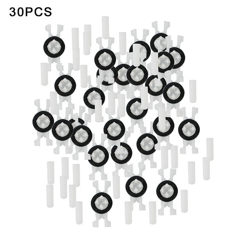 30X For E46 Trim Clips For Roof Rain Gutter Plastic Moulding Trims ...