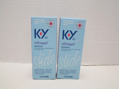 KY Ultra Gel Slide Premium Water Based Personal Lubricant 1.5 oz (2 ...