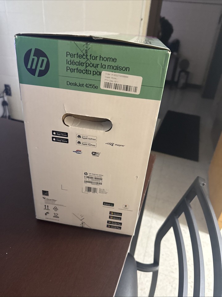 HP DeskJet 4255e Wireless All-in-One Color Printer, Scanner, Copier ...