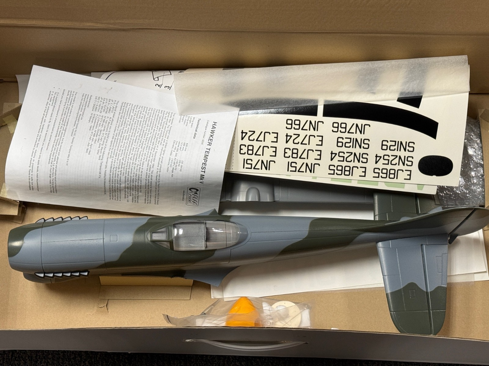New in Box Alpha Models Tempest Mk V RC Remote Control Electric ...
