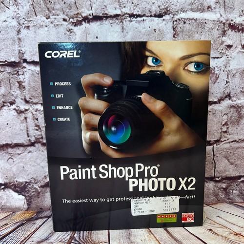 Corel Paint Shop Pro Photo X2 Editing Software Process-Enhance-Create ...