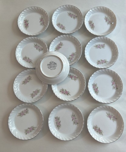 13 DANSICO FINE CHINA COASTERS~ ASH TRAY TEAHOUSE ROSE PATTERN ...