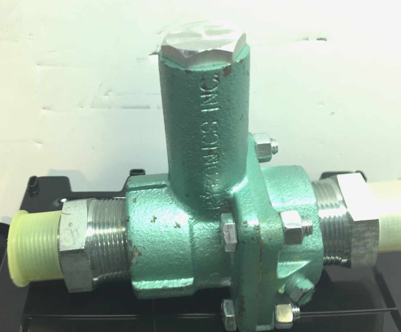 PYRONICS P-58480 ADJ ORF GAS VALVE W/1.5 OPENINGS W/ 2 ORF REDU TO 1 1/ ...