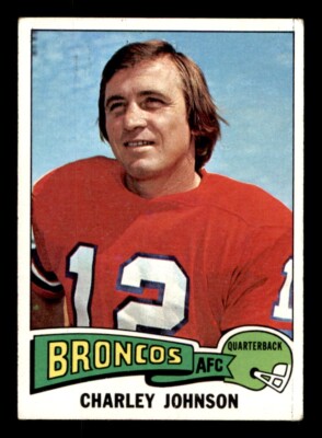 1975 Topps Football #295 Charley Johnson VG/EX *d2 | eBay