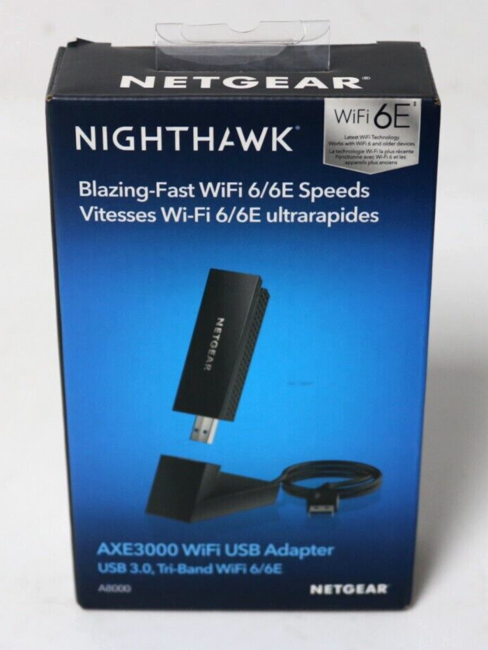 NETGEAR - Nighthawk AXE3000 WiFi USB Adapter Tri-Band 6E - USB 3.0 ...