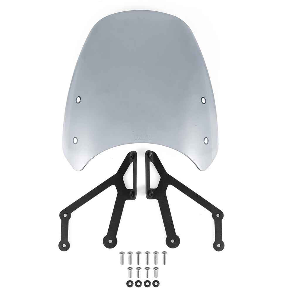 Motorcycle Windscreen Windshield Shield Screen With Bracket For Yamaha ...