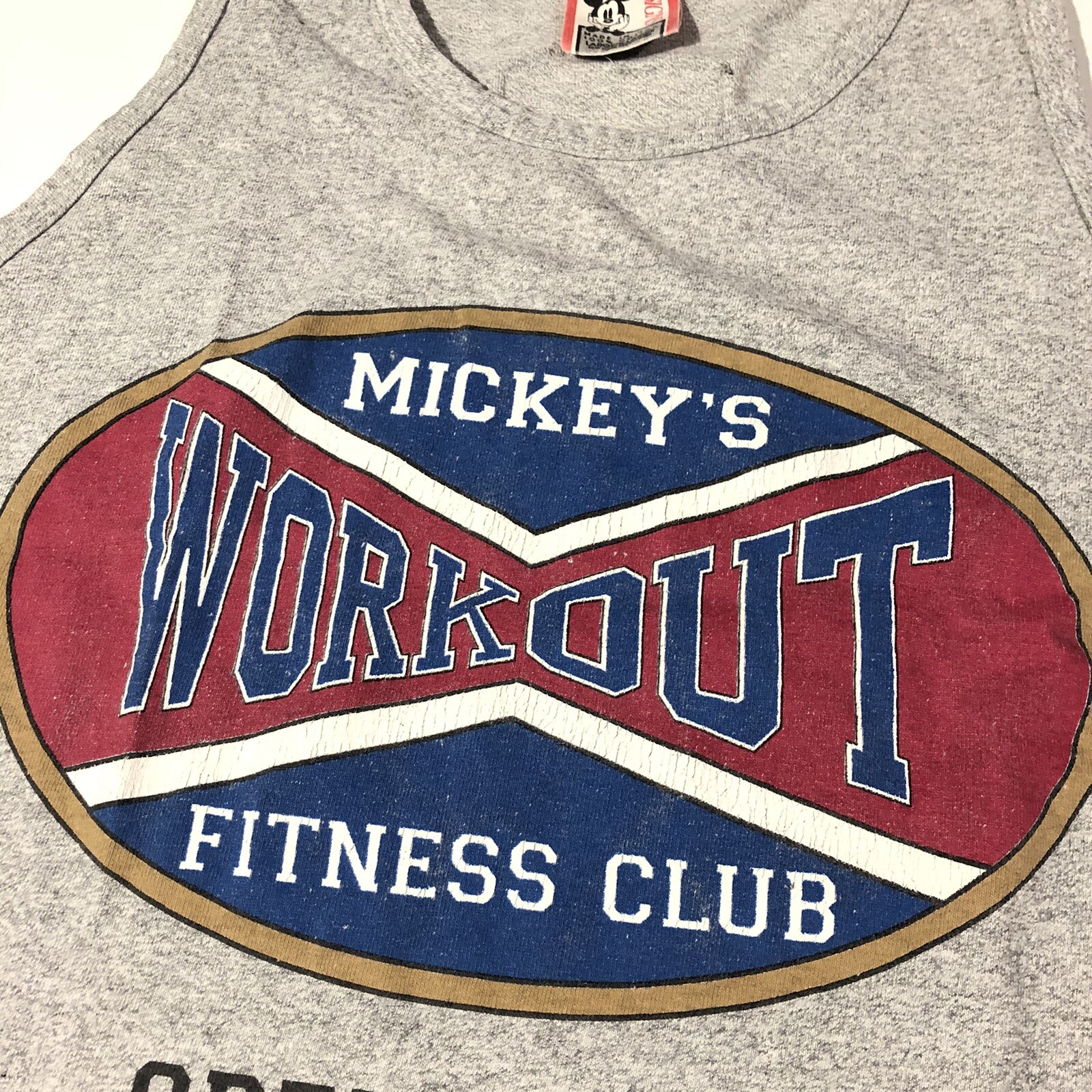 VTG Disney Designs Mickey's Workout Fitness Club Musc… - Gem