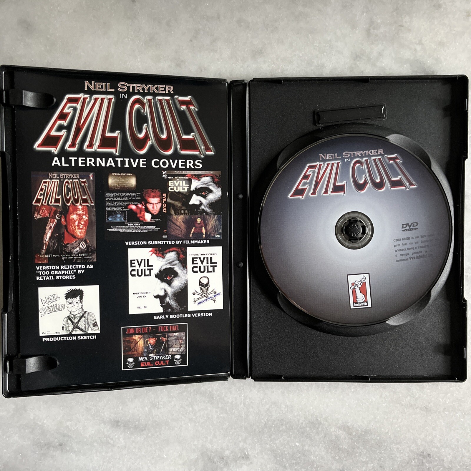 Evil Cult (DVD, 2003) Cult Classic, Rob Taylor, Limited Release, Rare ...