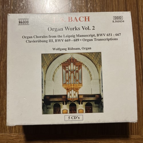 J.S. BACH: ORGAN WORKS VOL. 2 [BOX SET] | eBay