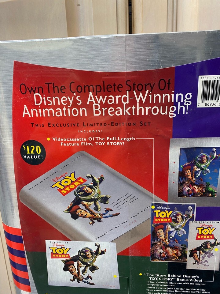 VINTAGE TOY STORY EXCLUSIVE DELUXE VIDEO EDITION PIXAR DISNEY BOX SET ...