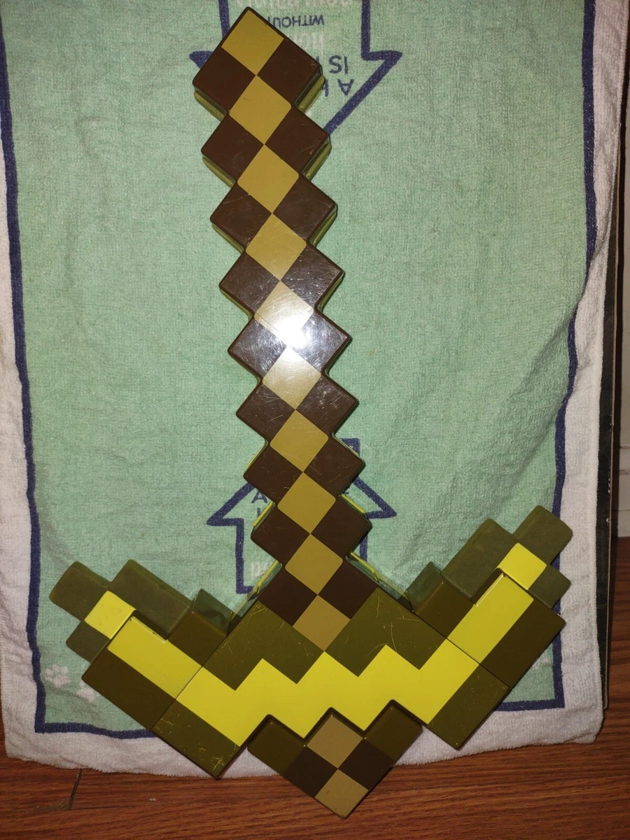 Minecraft Gold Sword And Pickaxe