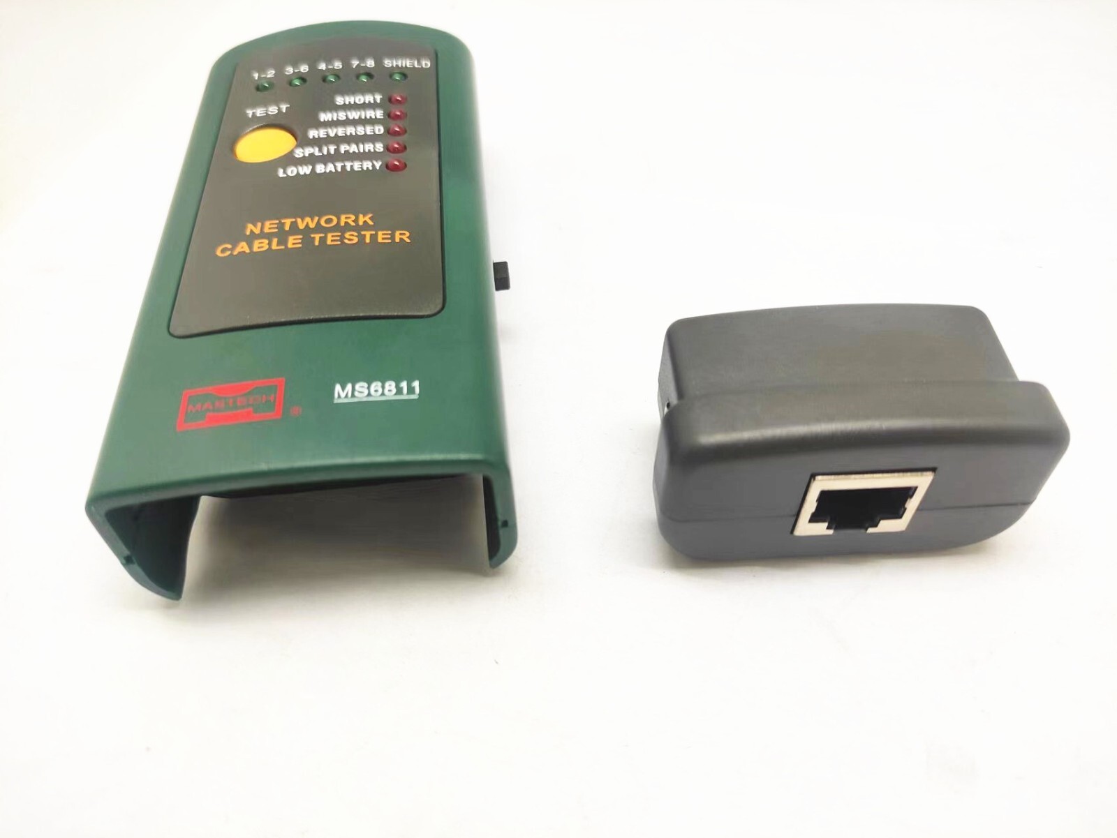 Mastech MS6811 Handheld Network Cable Tester Line Tracker UTP and STP ...