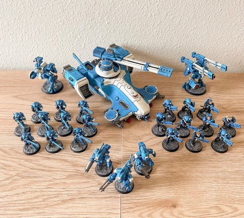 Warhammer 40k Tau Empire - Painted Bork'an Sept Army - BoxedUp (6000 ...