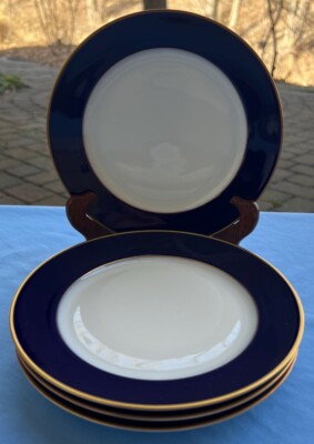 FOUR H & Co. Selb Bavaria Heinrich Pennon Cobalt Blue Echt Kobalt Salad ...