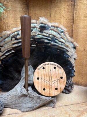 Hand-crafted Easy Grip Custom Red Oak Friction Pot Slate Turkey Call w ...