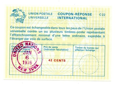International reply coupon IRC USA 42 cents / E025 | eBay