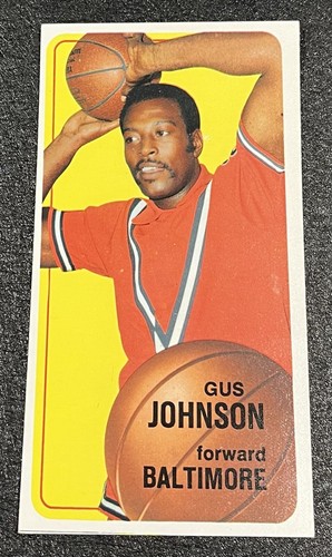 1970-71 Topps Basketball Gus Johnson Baltimore Bullets Hi-Grade #92 | eBay
