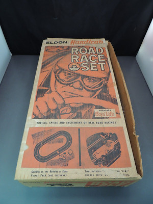 Vintage 1960's Eldon Road Race Set Pre-Owned 2 Cars 12 Tracks (41415 ...