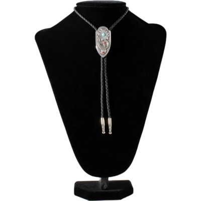 Double S Arrow Floral Turquoise Red Bolo Tie 22405 | eBay