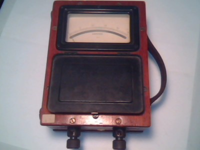 1930's MEGGER AMPERES AMMETER DC 50A EVERSHED & VIGNOLES vintage test ...