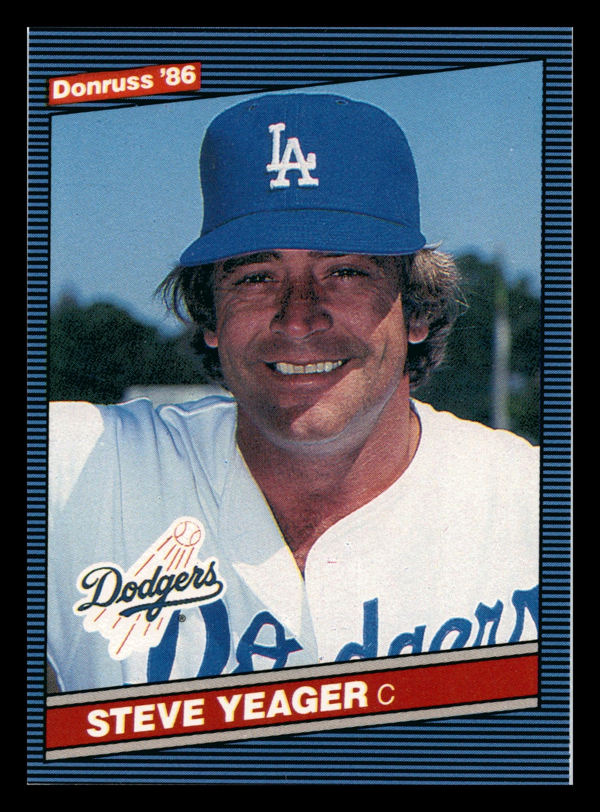 Steve Yeager Los Angeles Dodgers 1986 Donruss #519 NM-MINT | eBay