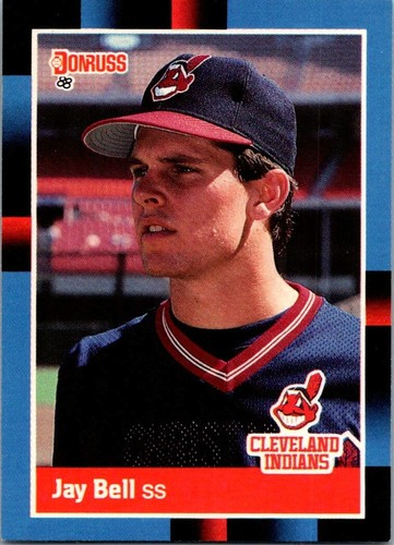 Jay Bell Cleveland Indians 1987 Donruss Baseball Card Number 637 Iconic ...