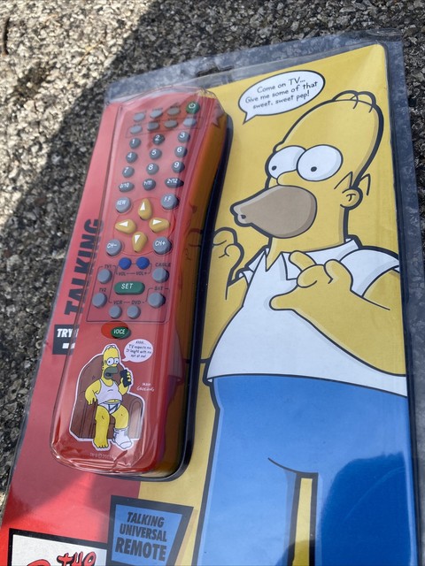 Homer Simpson Talking Universal Remote Control The Simpsons for sale ...