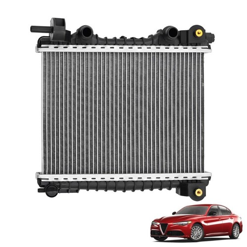 1X Right Radiator with Oil Cooler For Alfa Romeo Giulia Stelvio 17-24 ...