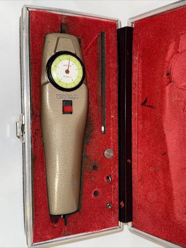Chatillon DPP-10 Mechanical Force Gauge - 10 lb x 0.10lb READ DETAILS ...