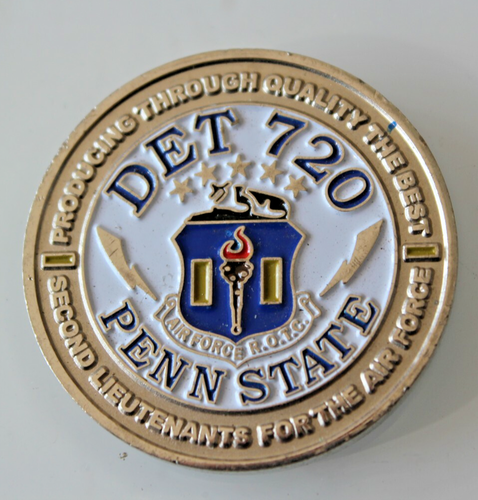 USAF ROTC DET 720 Penn State 1.75" Officer Training Commemorative Token ...