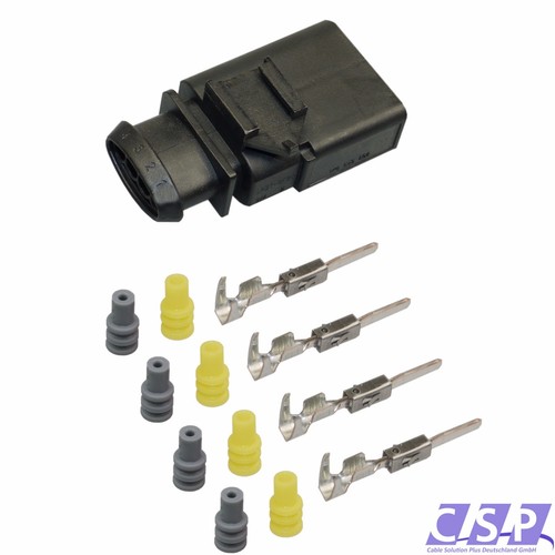 Reparatursatz Stecker Steckverbinder Buchse 4-polig VW 1K0973804 1K0 ...