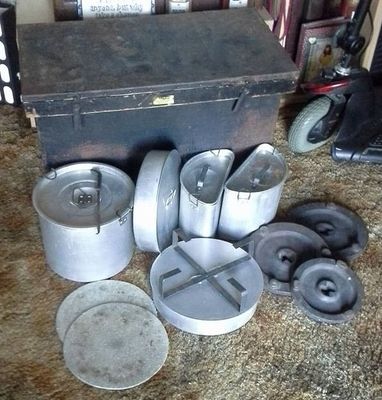 VINTAGE RAPID FIRELESS COOKER FROM THE 1900's & All original parts ...