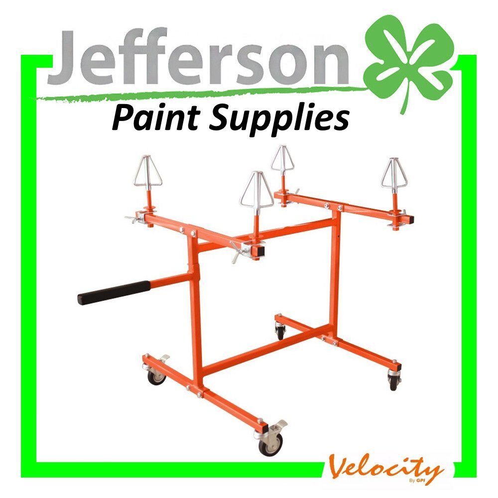 Velocity GPI Alloy Wheel Painting Stand with 4 Cones Wheel Repair ...