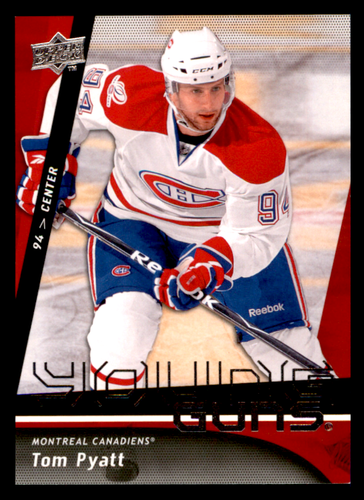 2009 Upper Deck Tom Pyatt YG, Rookie #471 Montreal Canadiens | eBay