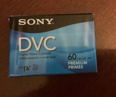 SONY Mini DV Digital Video Cassette Tapes DVC 60 min Premium NEW | eBay