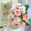 13 Color 12Head Silk Rose Flowers Floral Bridal Wedding Bouquet Home ...