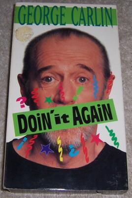 George Carlin Doin' it Again VHS Video 43396522732| eBay