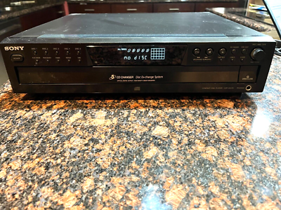 Sony CDP-CE375 CD Changer 5 Compact Disc Player HiFi Stereo Vintage ...