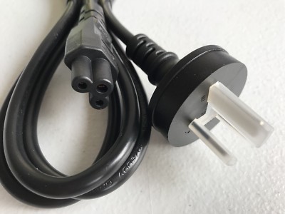 Power Lead Cable Cord AU 3 Pin to Clover leaf Plug IEC C5 Notebook ...