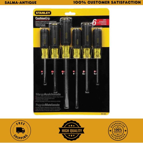 Stanley Screwdriver Set Alloy Steel Cross-Ground Tips Rubber Grip ...