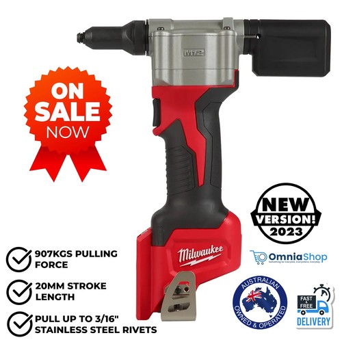 Milwaukee Cordless 12V Pop Rivet Tool Blind Hand Riveter Gun Skin ...