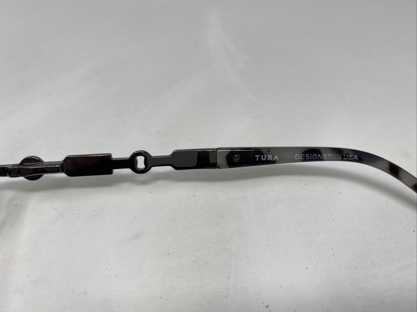 Tura R573 BLK 54-16-140 B:36 Black Metal Half Rim Eyeglasses Frame QT09 ...