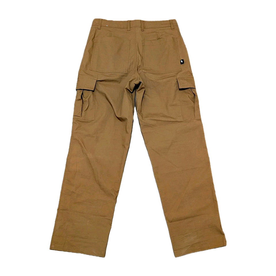 Size 32x32 - NIKE Cargo Pants Mens Brown Ripstop Woven Skate Baggy ...